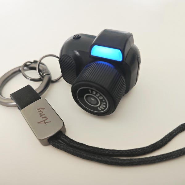 Camera Keychain - Etsy