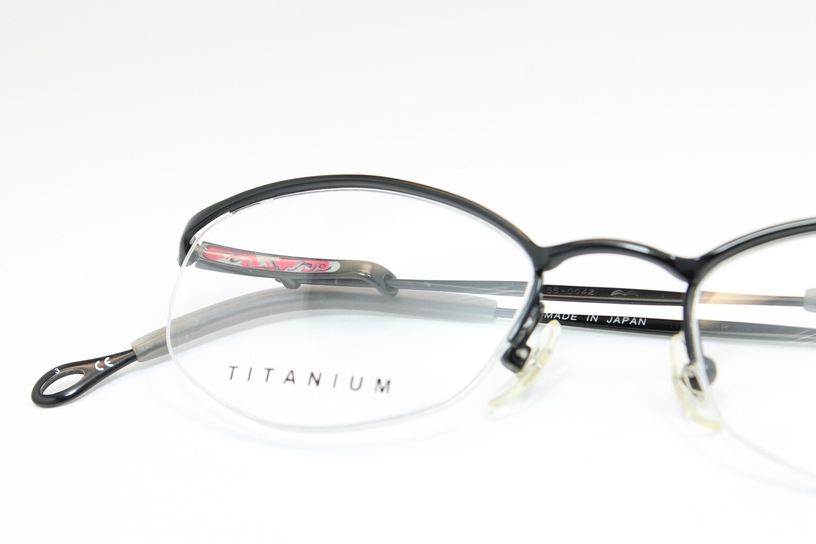 Narrow JEAN PAUL GAULTIER 55-0042 Titanium Rare Unique Original Vintage ...
