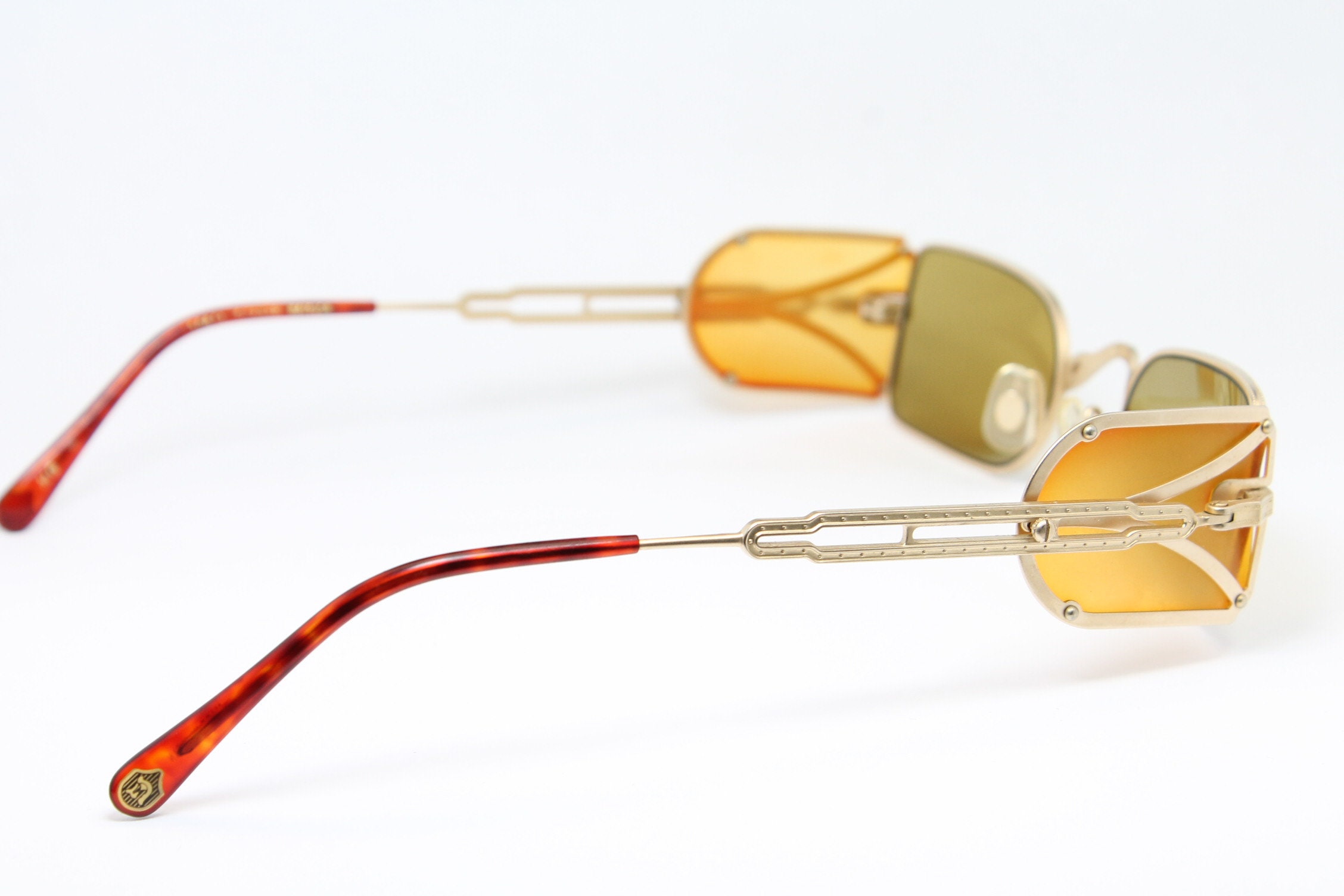 Original MATSUDA 10611 MG Side Shield Titanium Gold Steampunk Rare ...