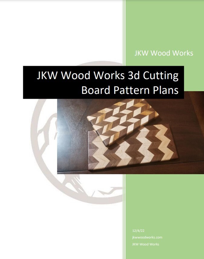 3d Looking Wood Cutting Board Plans - Etsy