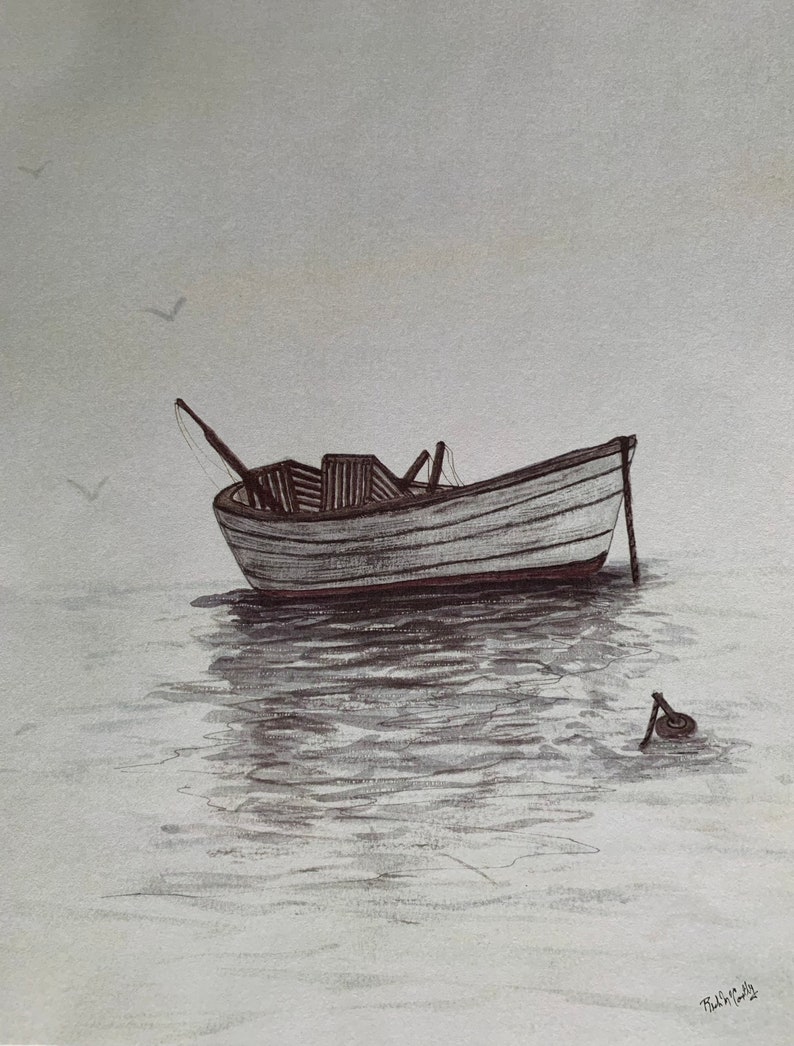 Calm Sea Art Print - Etsy