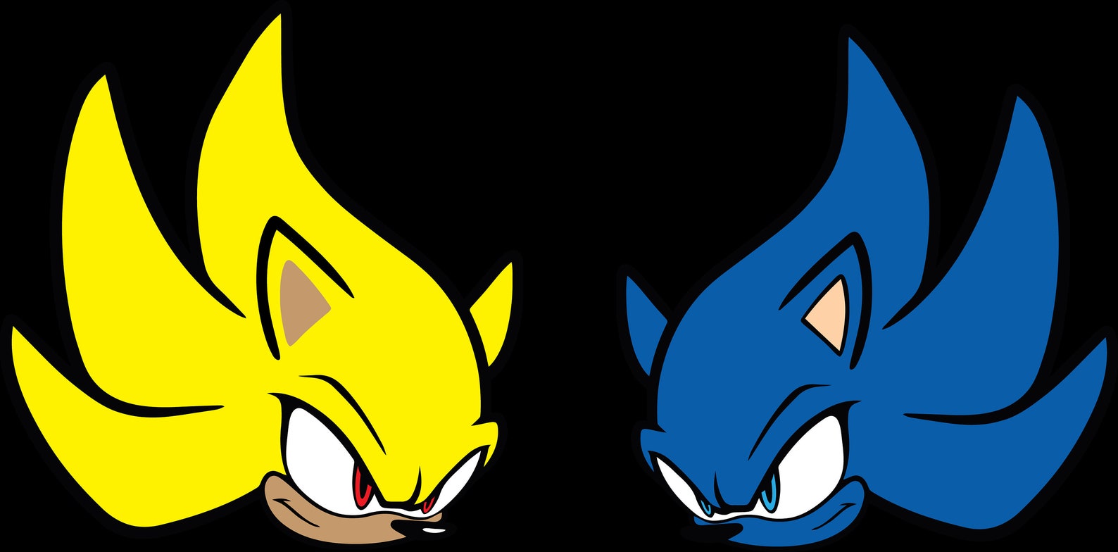 Super Sonic Face Svg Super Sonic the Headgehog Head Laser Cut Svg - Etsy