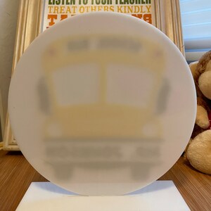 Personalized Teacher Bus Driver Desk Stand Sign - Etsy