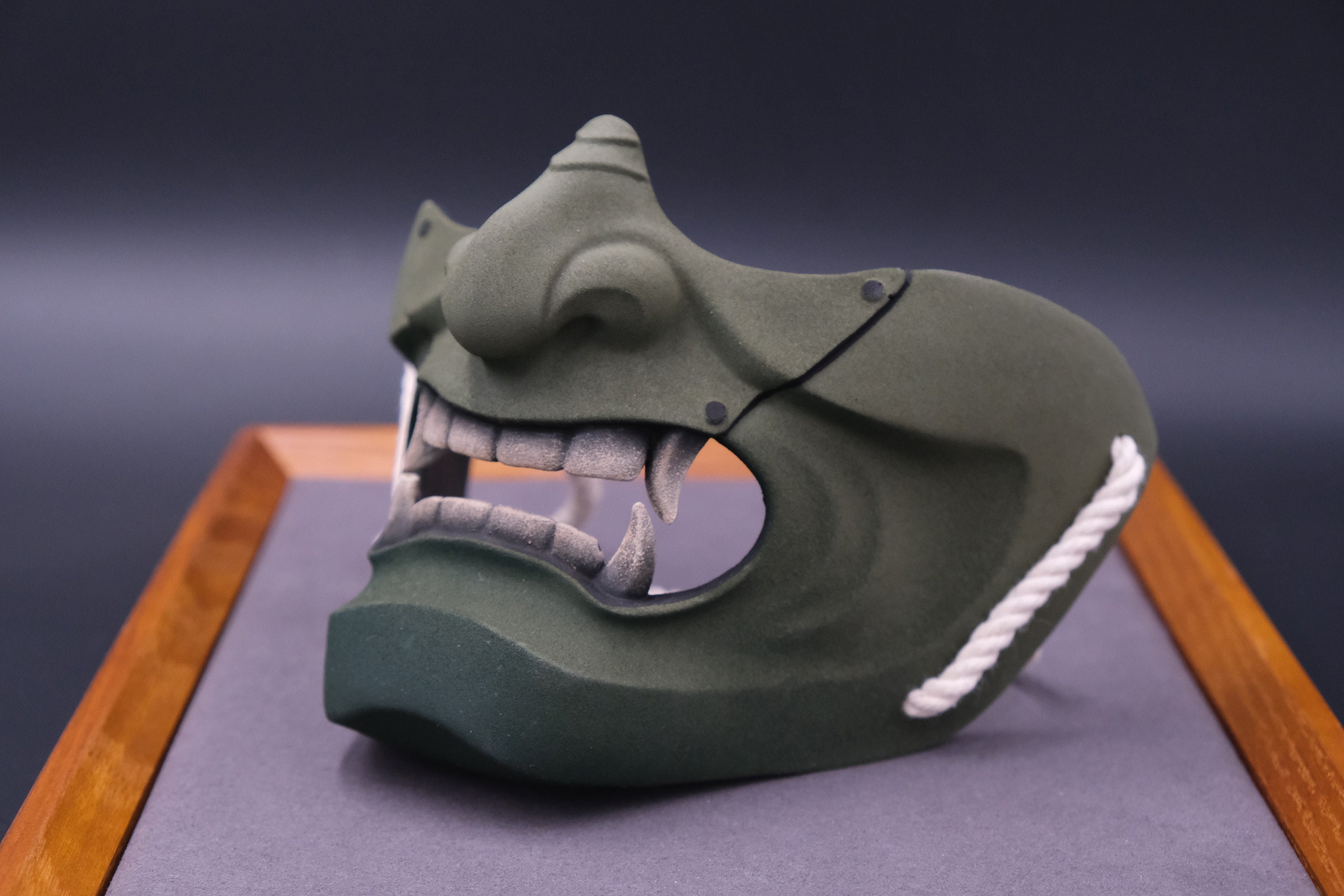 Samurai mask menpo oni demon hannya ayakashi japanese | Etsy