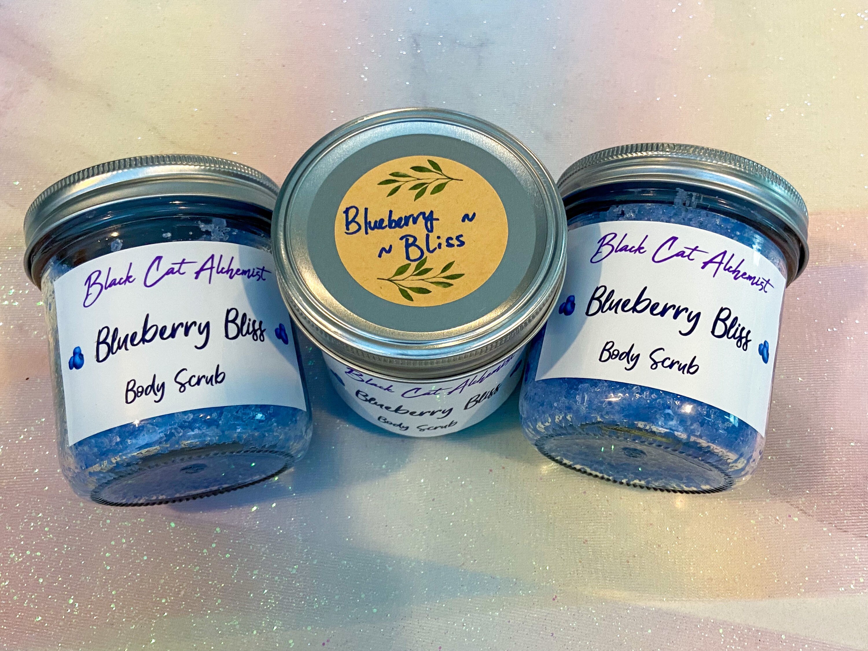 Blueberry Bliss Body Scrub Exfoliante Corporal De Sal De Etsy