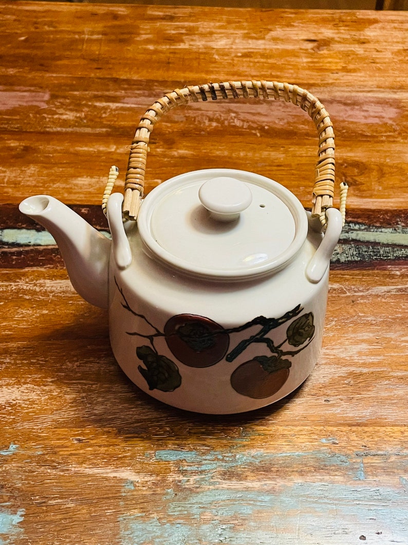 Vintage MCM Tea Set Tea Pot and 6 Cups Made in Japan Otigiri - Etsy