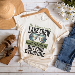 Matching Family Lake Vacation Shirts, Funny Most Likely to Lake Crew Shirts, Custom Group ...