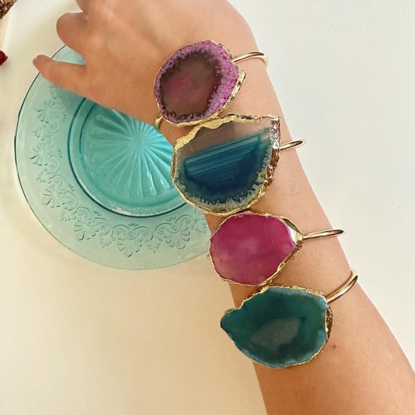 Large Stone Bracelet - Etsy
