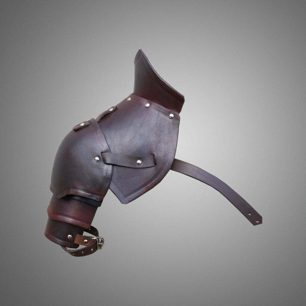 Leather Pauldron - Etsy