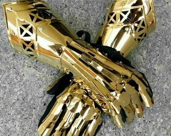 Gothic Knight Gauntlets - Etsy
