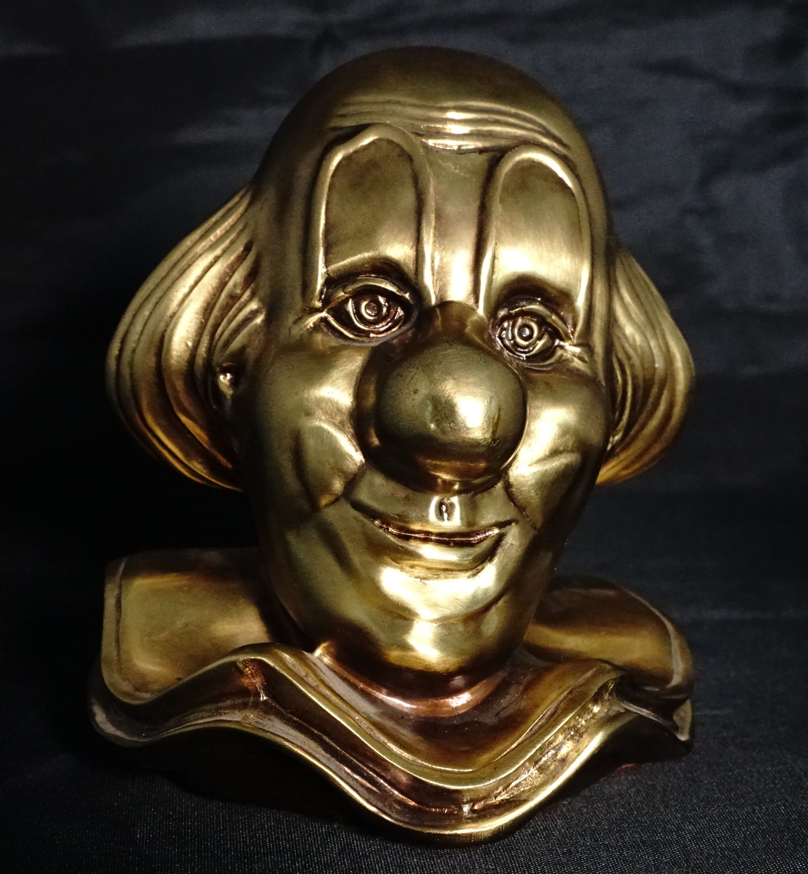 Vintage PM Craftsman Bronze Clowns Bookends 5-1/4" Tall and 4-1/2" Wide ...