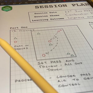 The Soccer Coach Session Planner. Coaching Session Plan Templates for ...