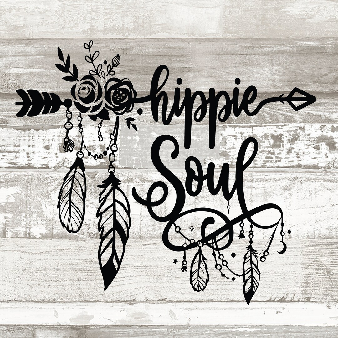 Hippie Soul Decal - Etsy