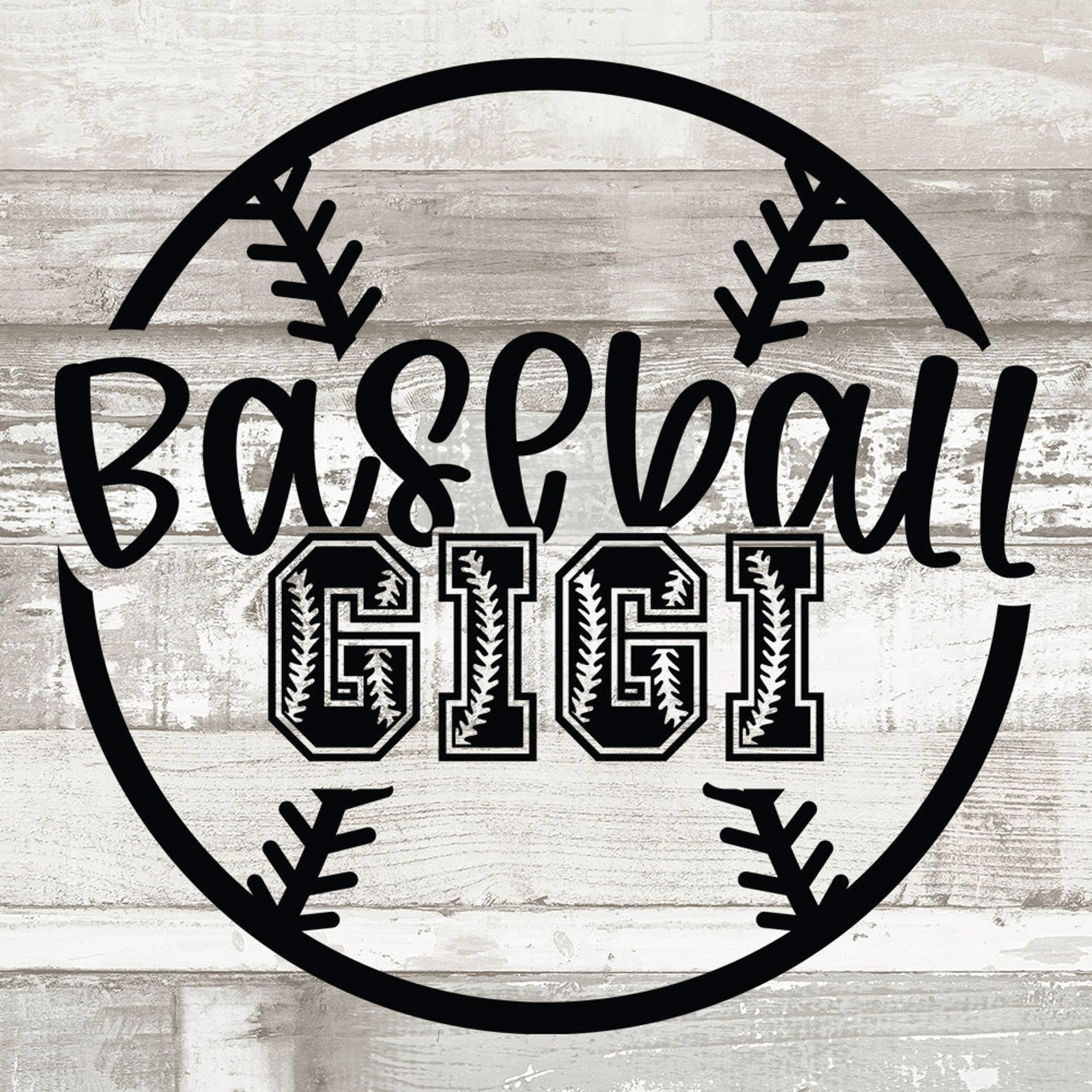 Baseball Gigi SVG Design Bundle - Etsy