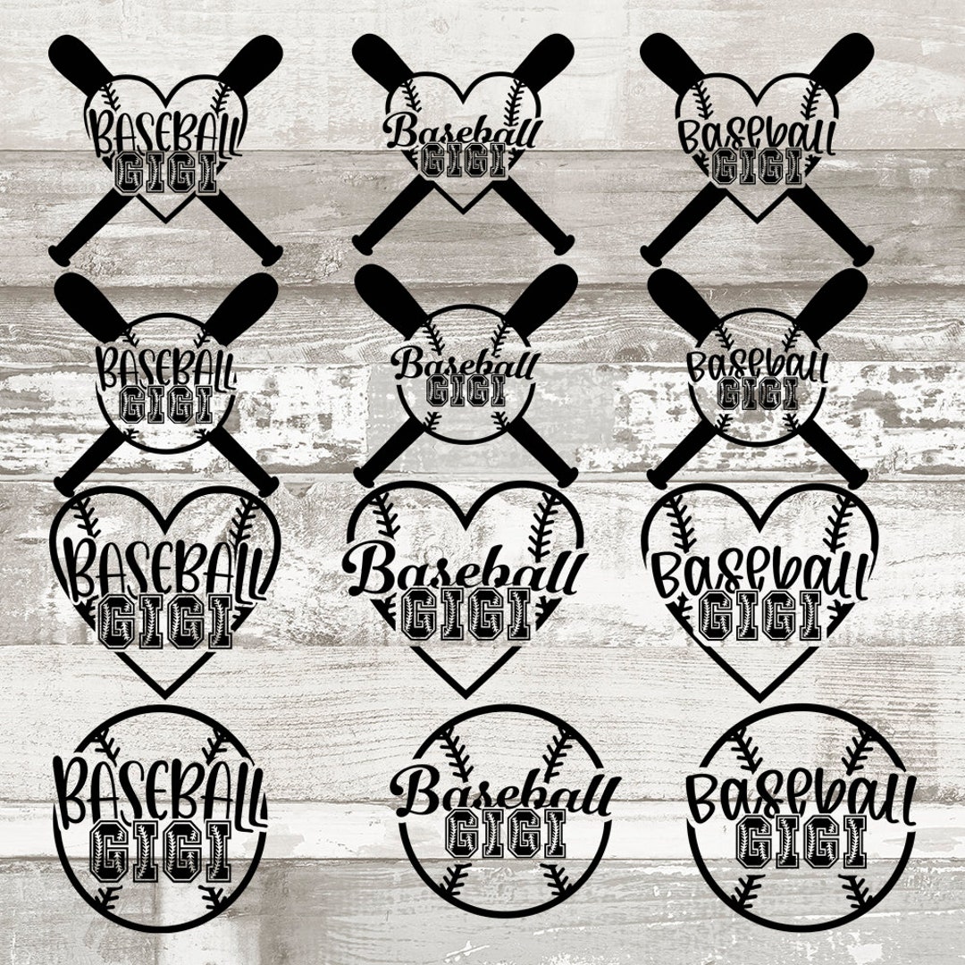 Baseball Gigi SVG Design Bundle - Etsy