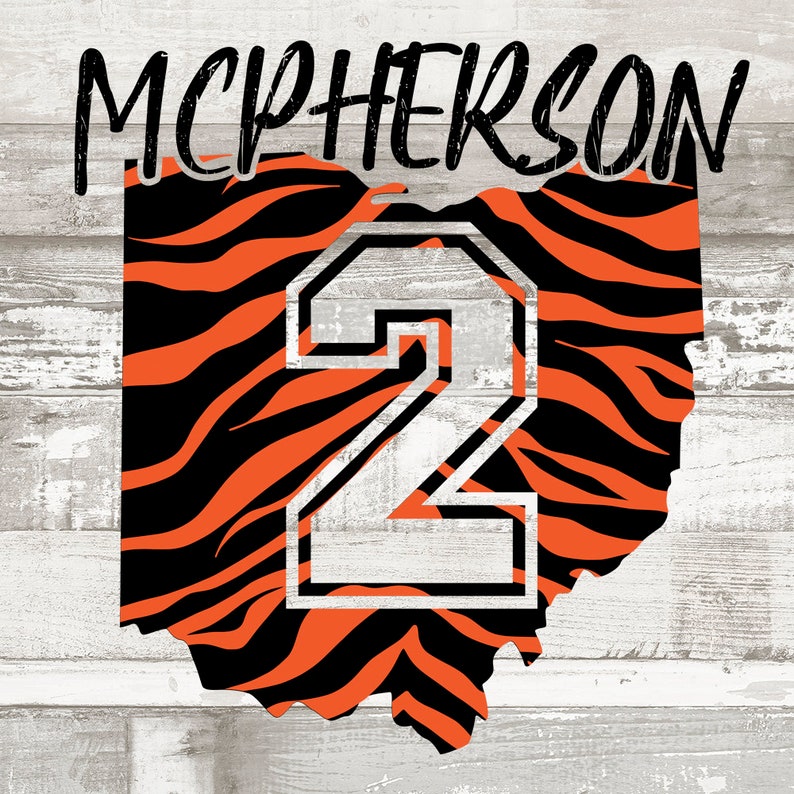 Evan Mcpherson Ohio SVG - Etsy