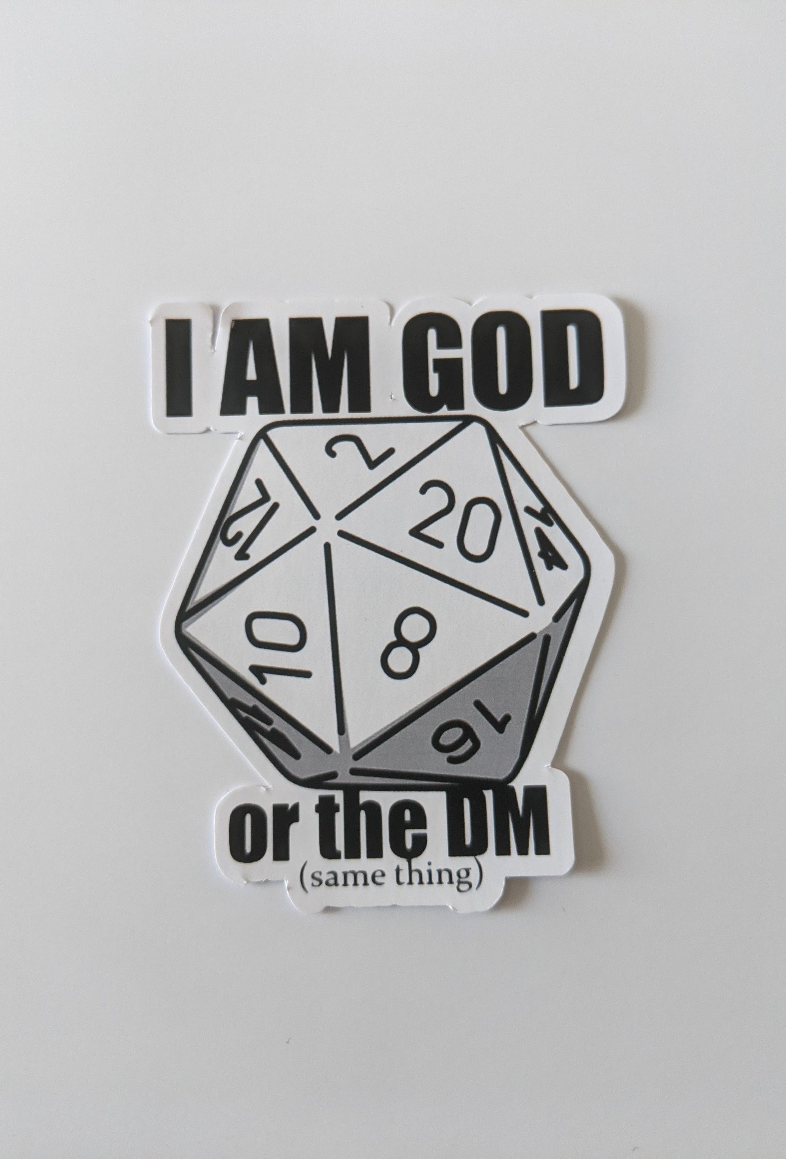 Dnd DM Sticker Dnd Dungeon Master Dungeons and Dragons | Etsy