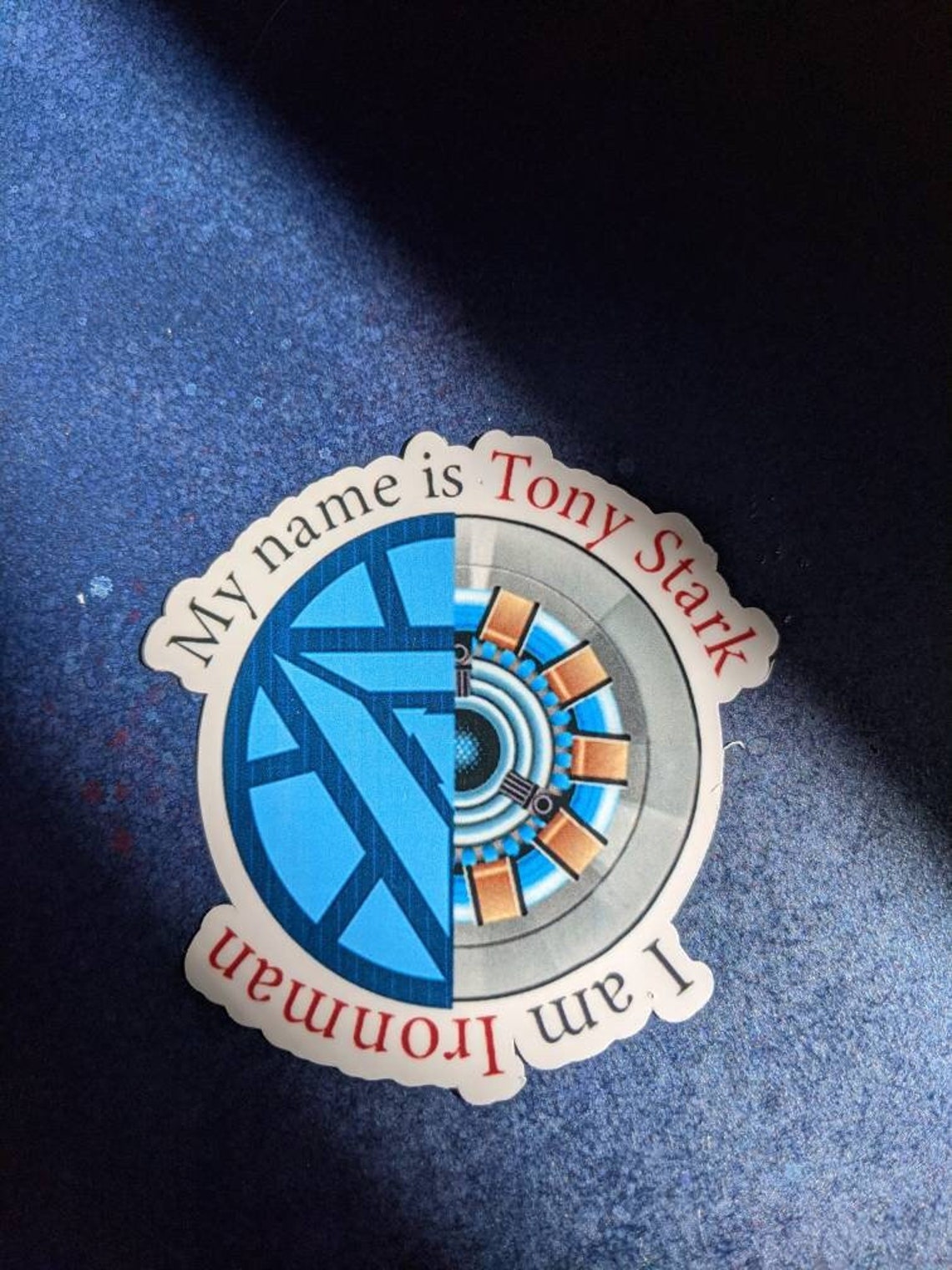 Iron Man Tony Stark Sticker Iron Man Sticker Tony Stark | Etsy