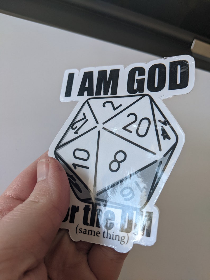 Dnd DM Sticker Dnd Dungeon Master Dungeons and Dragons | Etsy
