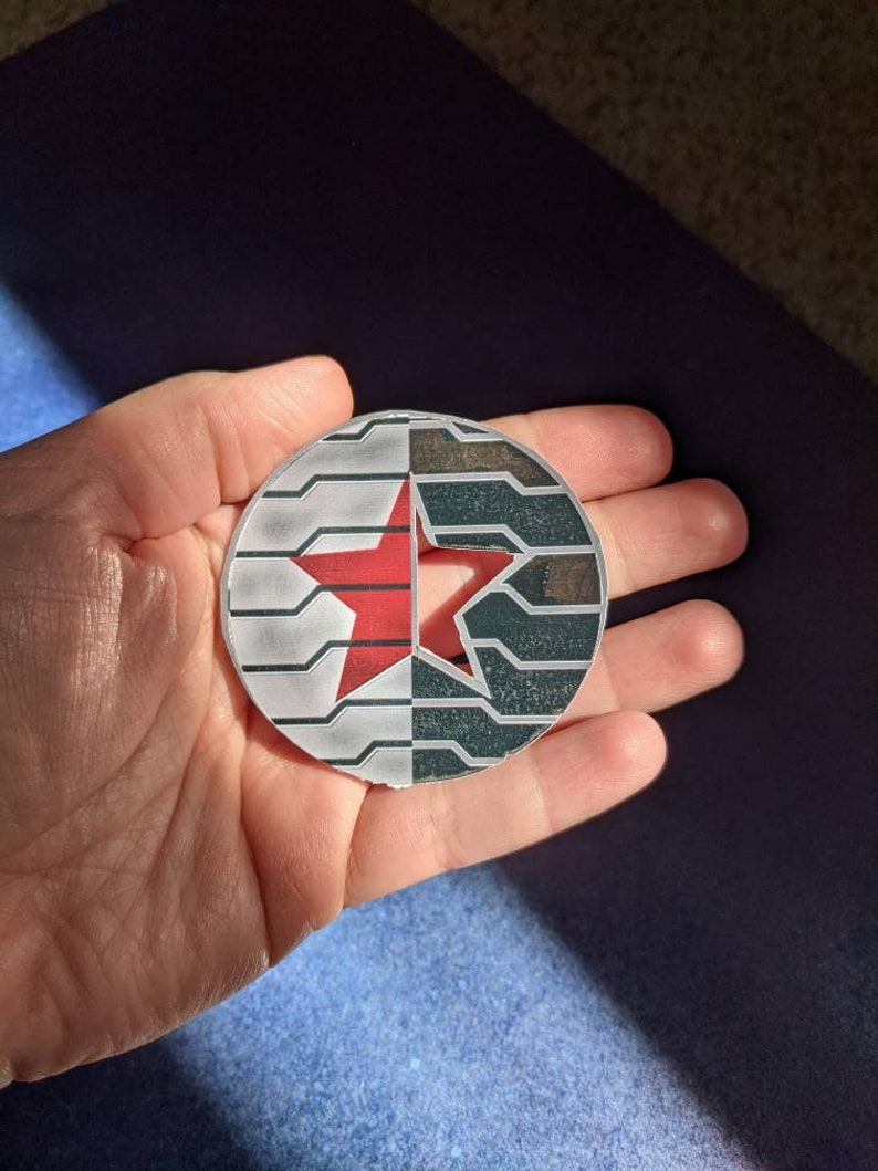 Bucky Barnes Winter Solider Logo Sticker Captain America | Etsy