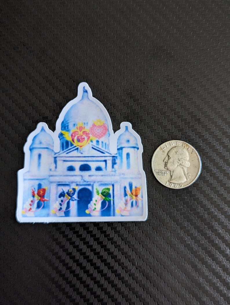 Sailor Moon Crystal Palace Sailor Scouts Sticker, Kawaii Waterproof ...