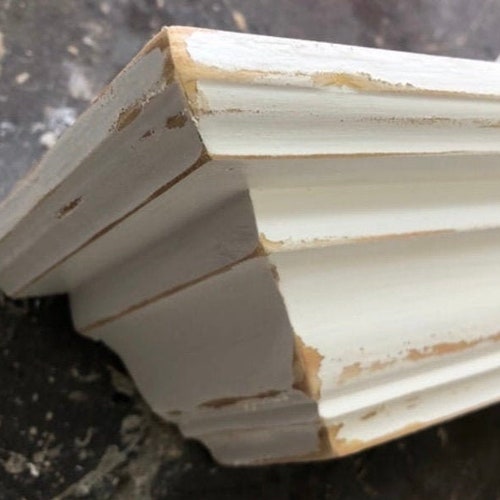 Lightly Distressed Floating Shelf French Country Shelf | Etsy