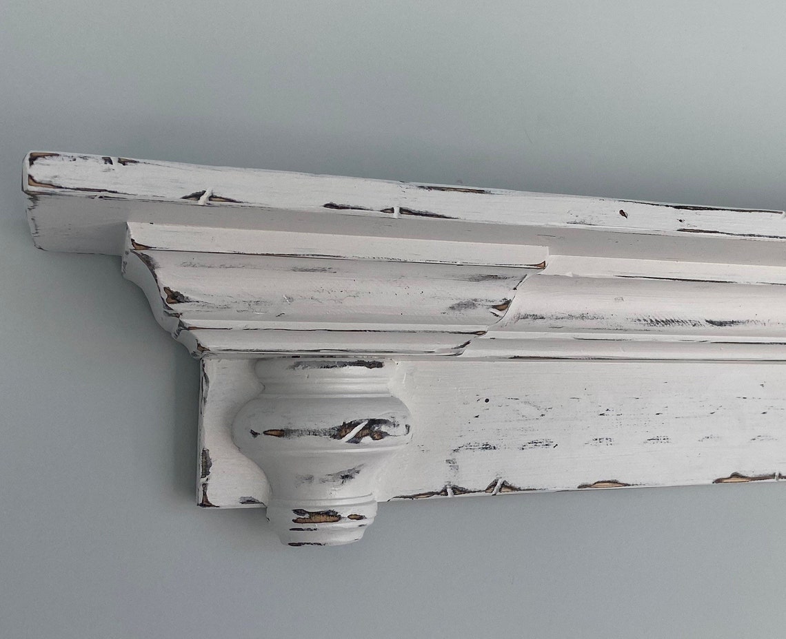 Distressed Country Farmhouse Shelf Distressed Shelf - Etsy