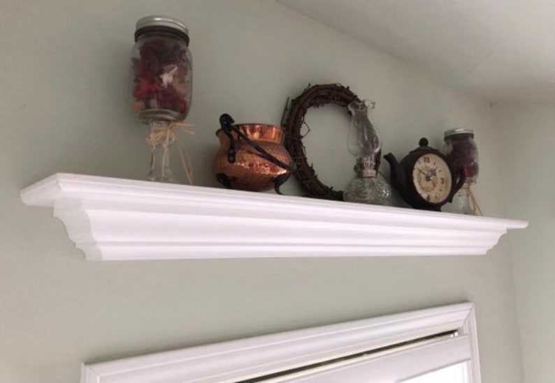 Over Door Shelf - Over Window Shelves - Crown Molding Shelves ...