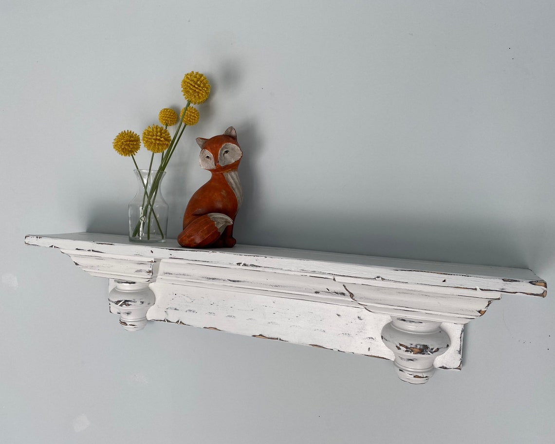 Distressed Country Farmhouse Shelf Distressed Shelf - Etsy