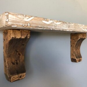 Western Farmhouse Corbel Shelf - Rustic Shelves - Shelf With Corbel ...