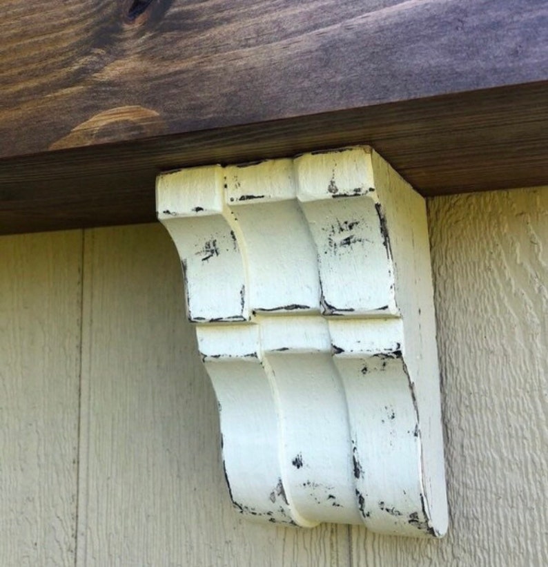 Fireplace Mantel With Corbels - Wood Beam Mantel - Rustic Mantle With ...