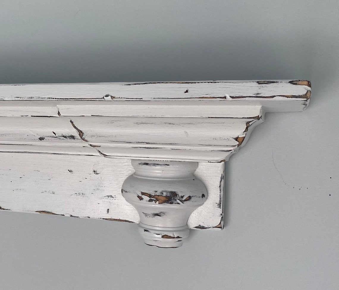 Distressed Country Farmhouse Shelf Distressed Shelf - Etsy