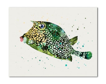 Cowfish Art - Etsy