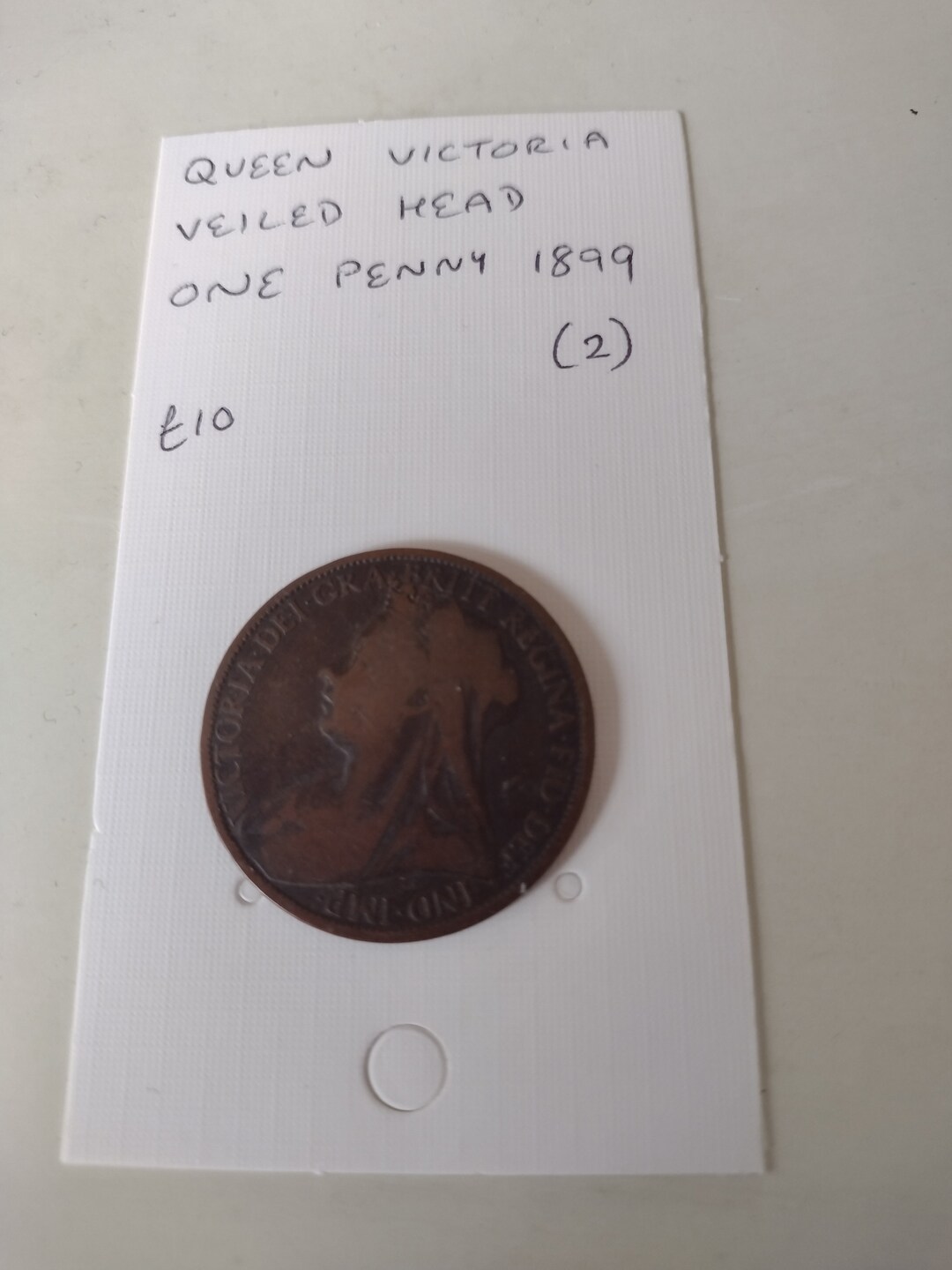 Antique Queen Victoria Veiled Head One Penny Coin 1899 - Etsy UK
