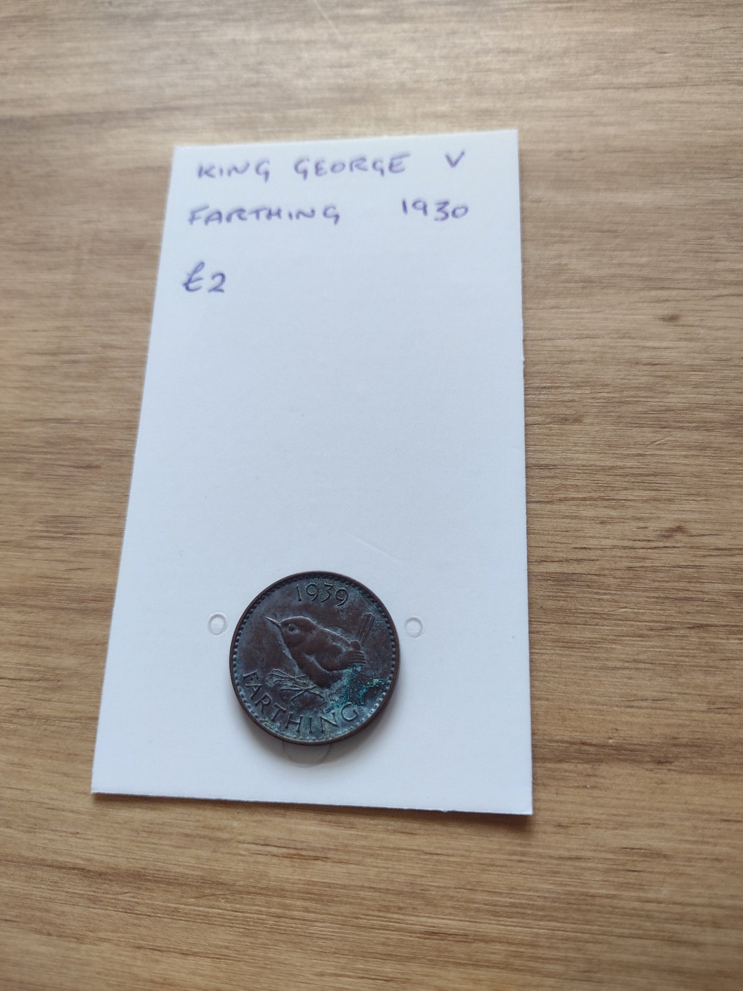 Vintage King George V Farthing 1930 - Etsy UK