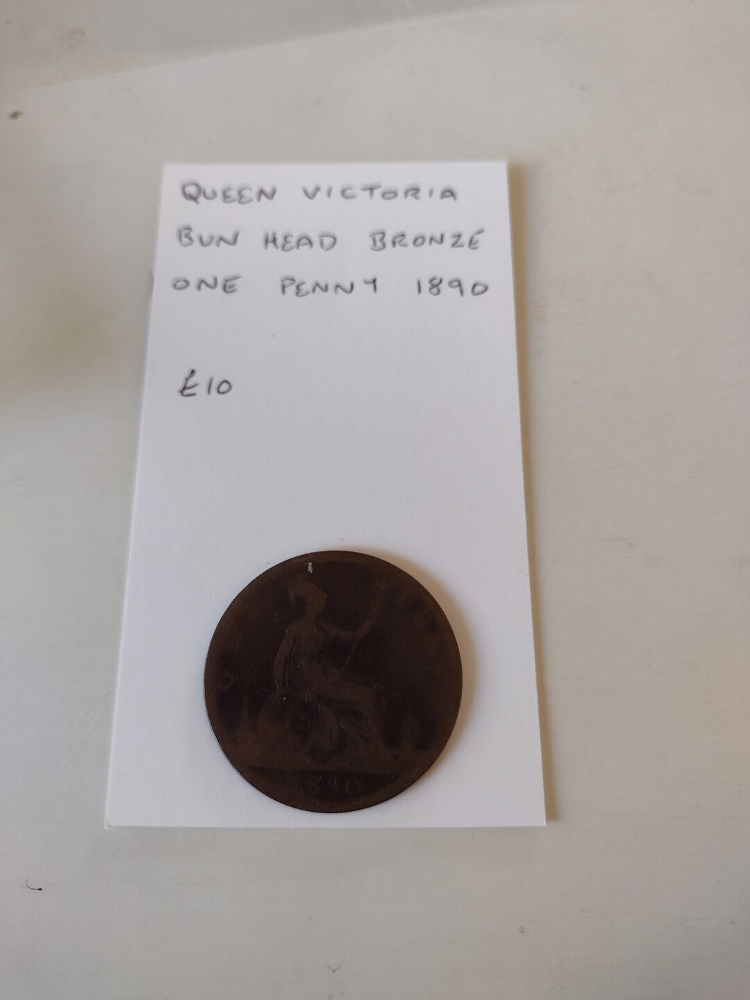 Queen Victoria Bun Head Bronze One Penny Coin 1890 - Etsy UK