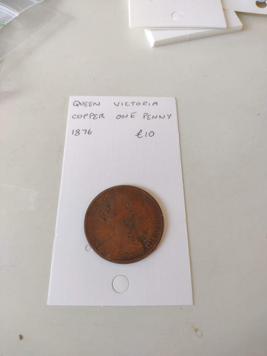 Antique Queen Victoria Copper One Penny Coin 1876 - Etsy UK