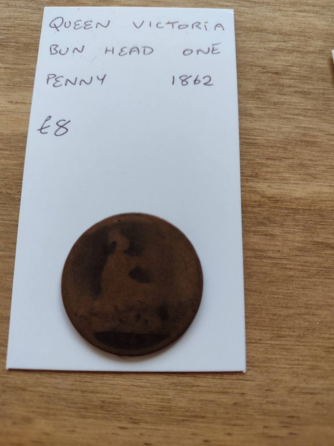 Vintage Queen Victoria Bun Head One Penny Coin 1862 - Etsy UK