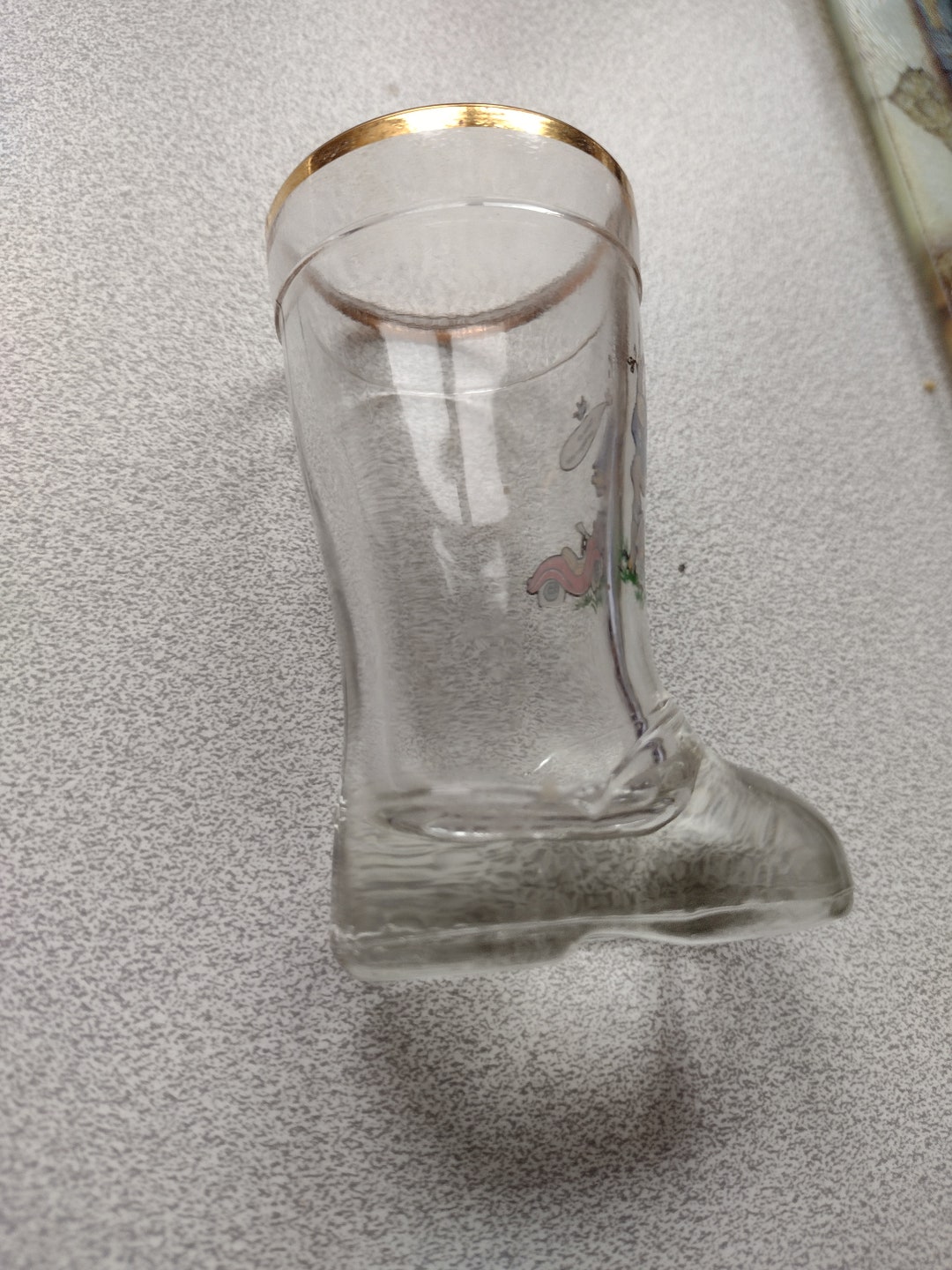 Vintage MOD DEP Italian Glass Boot - Etsy