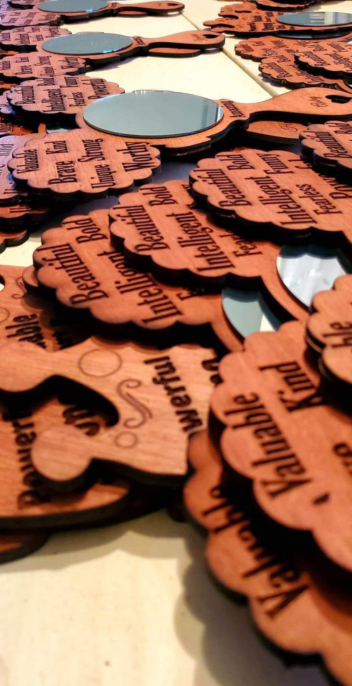 Personalized Affirmation Mirrors – Custom Handheld Mirrors for Kids - Etsy