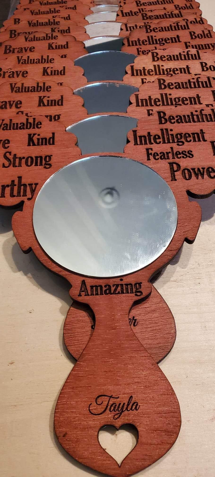Personalized Affirmation Mirrors – Custom Handheld Mirrors for Kids - Etsy