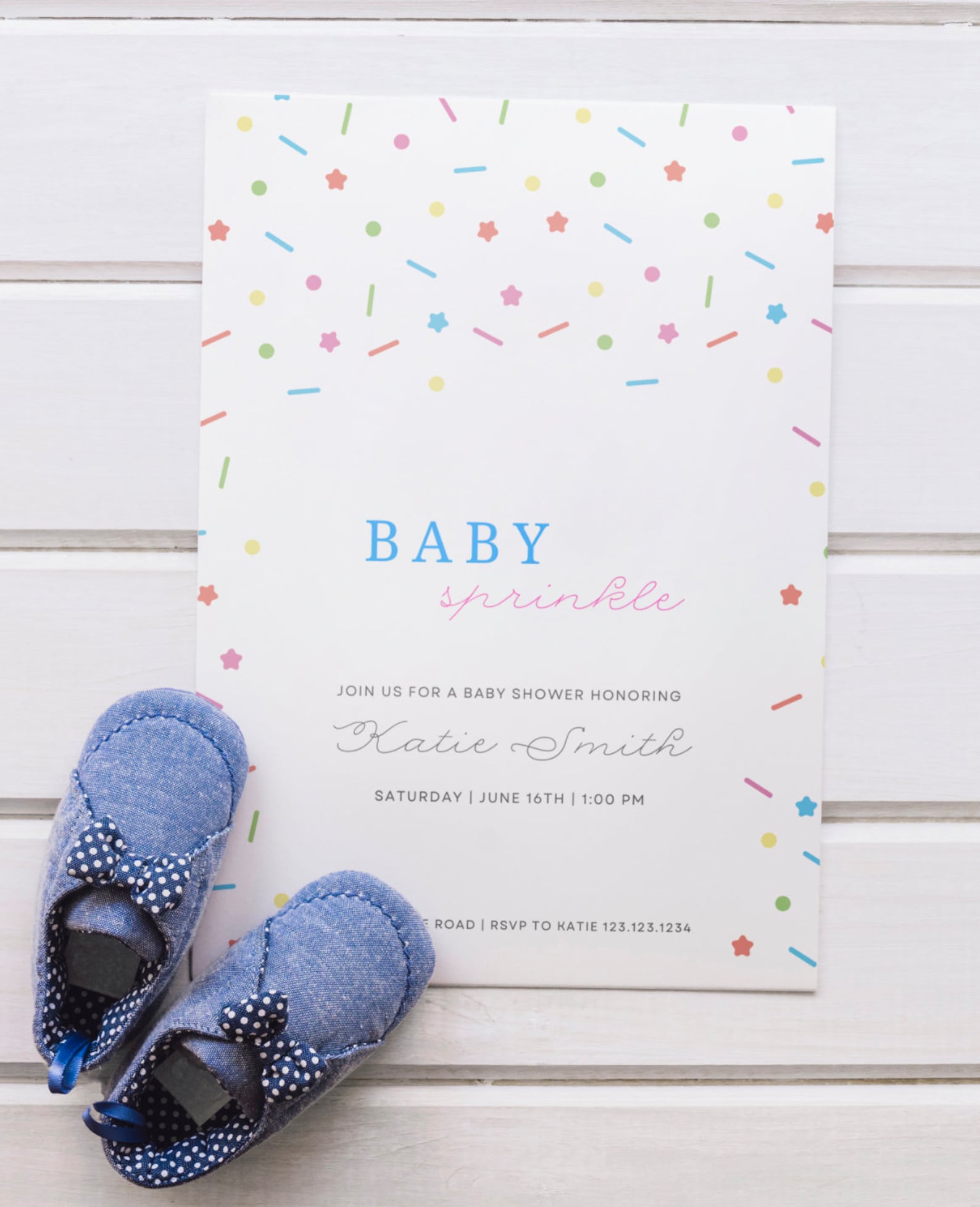 Baby Sprinkle Baby Shower Digital Invitation - Etsy UK