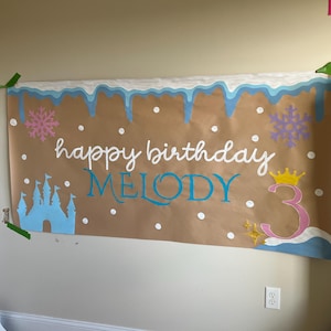 Custom Painted Banner Decoration, Special Occasions Parties Weddings ...