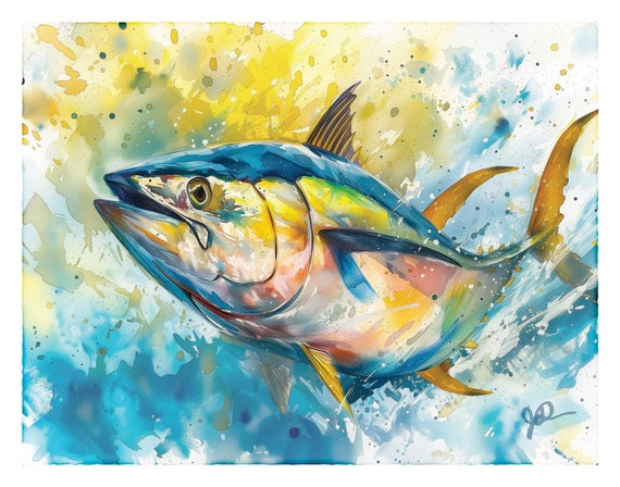 Yellowfin Tuna Artwork