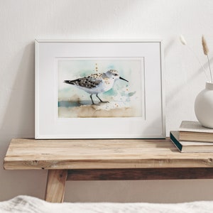 Sandpiper Art Watercolor Print Western Sandpiper Painting Giclee Bird ...