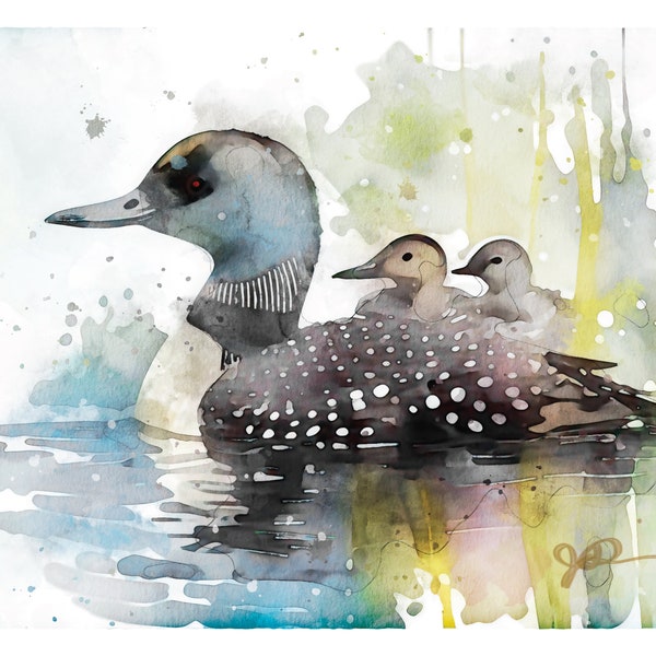 Loon Painting - Etsy