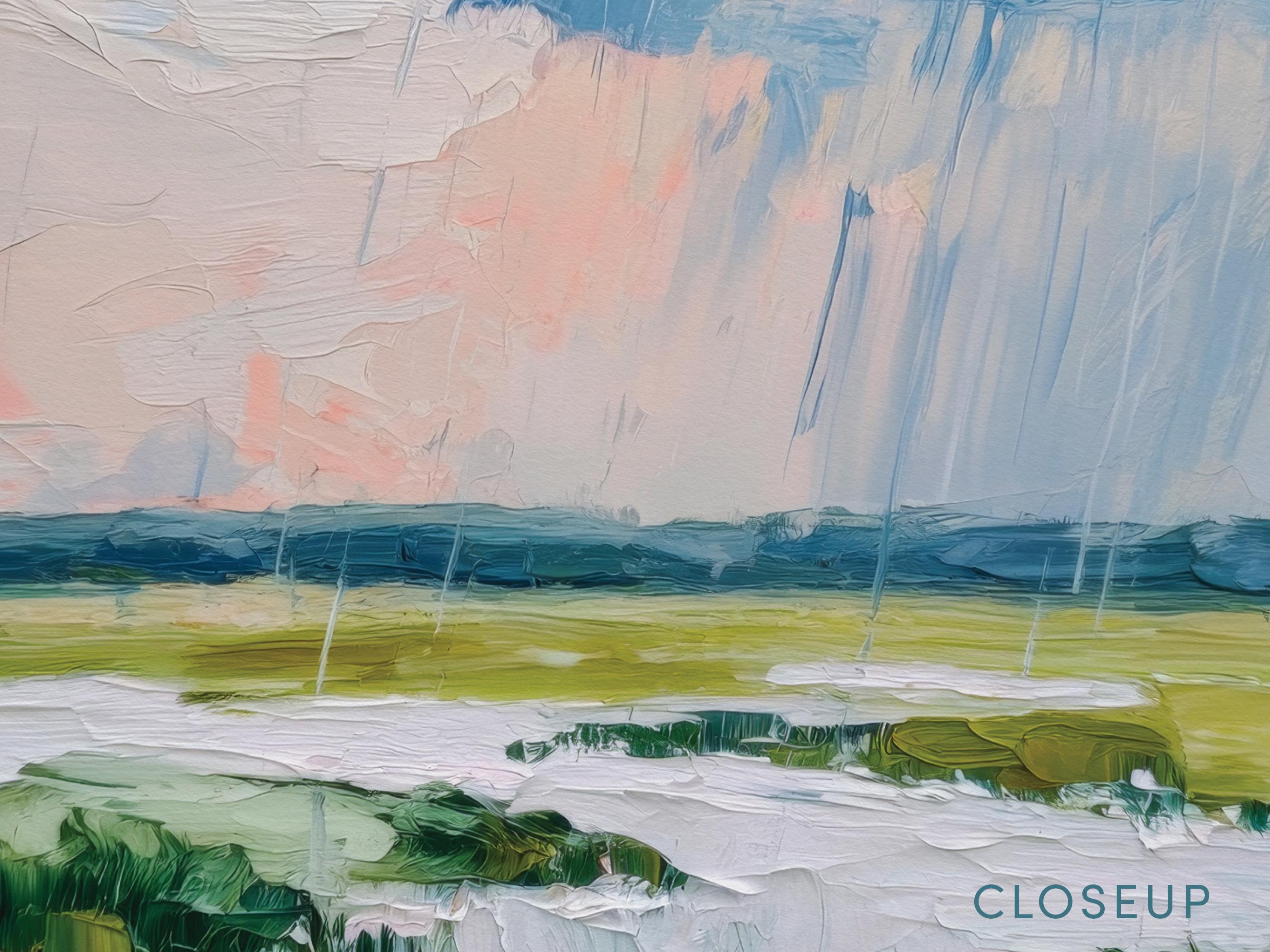 Lowcountry Fine Art Print, Salt Marsh Landscape Oil Painting, Rainstorm ...