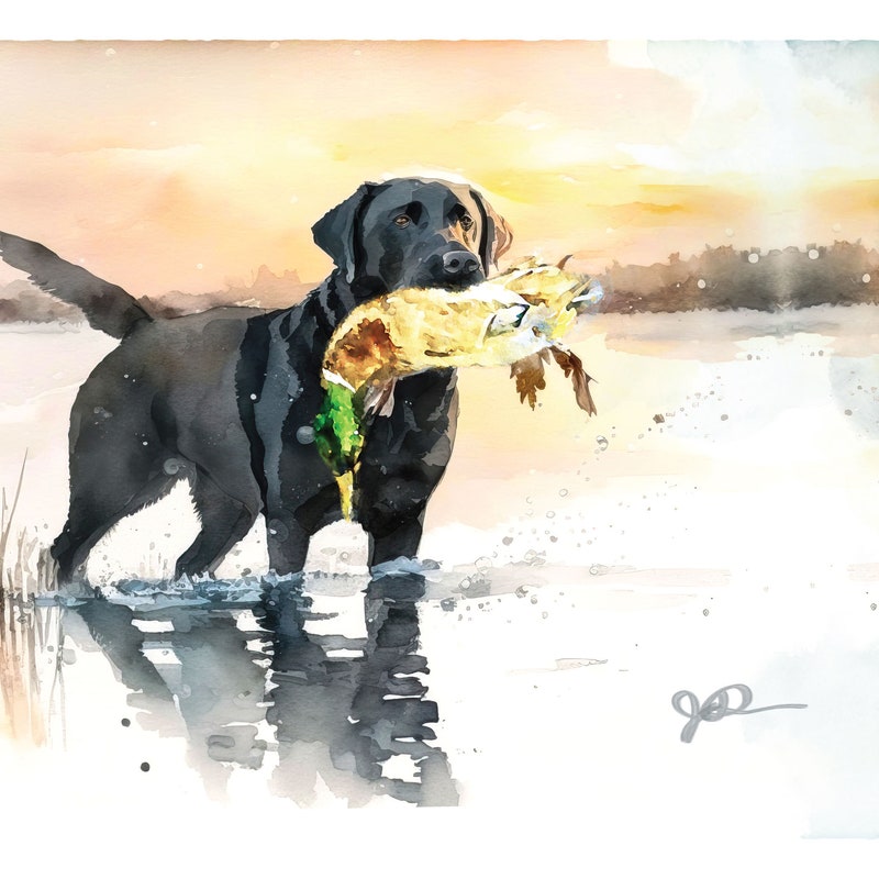 Hunting Dog Print - Etsy