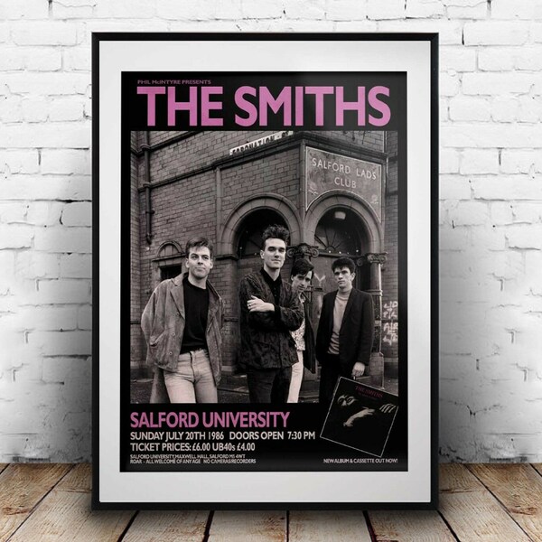 The Smiths Poster - Etsy