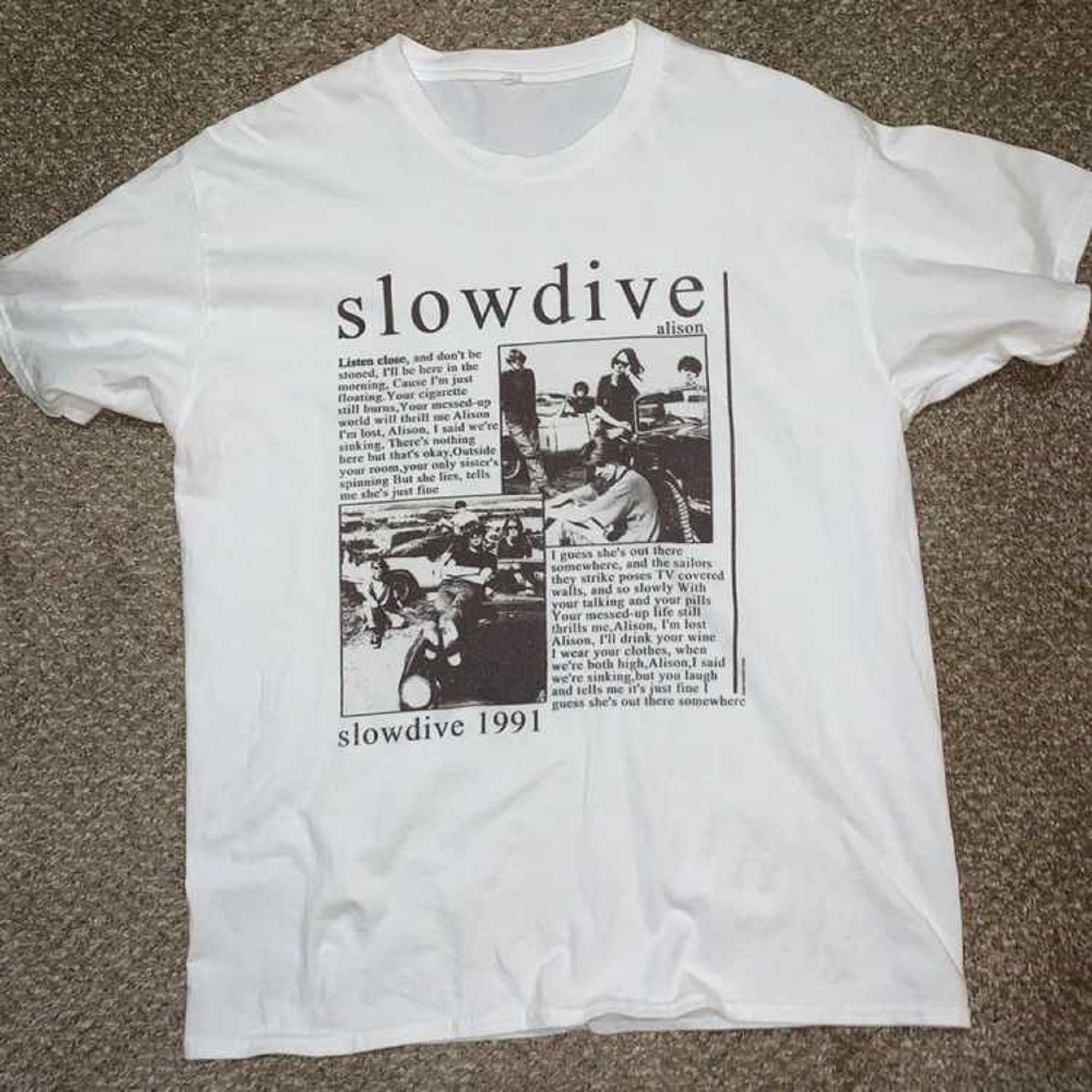 Slowdive Tshirt, Slowdive Vintage Shirt,